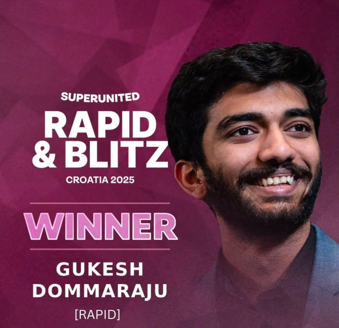 🏆 D Gukesh Creates History at Grand Chess Tour 2025 Zagreb: India’s ...