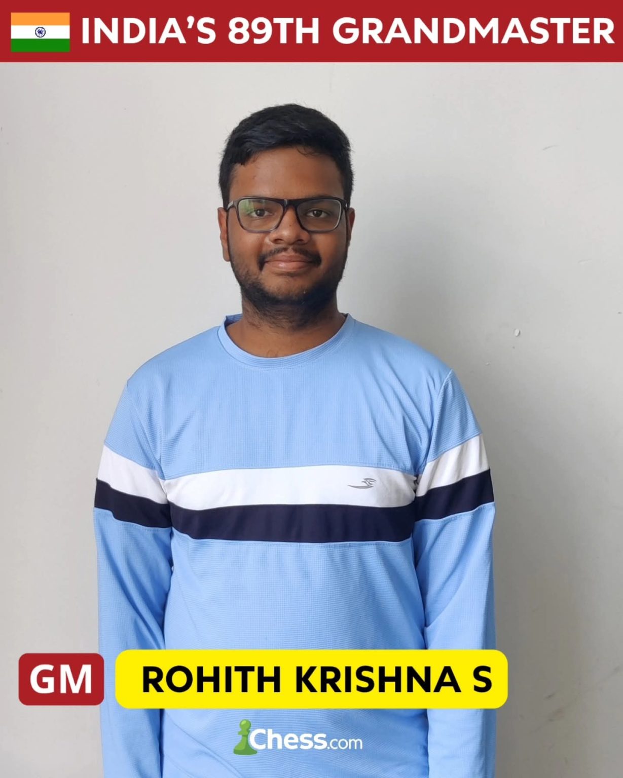 India Celebrates Its 89th Grandmaster! Rohith Krishna S Joins the Elite ...